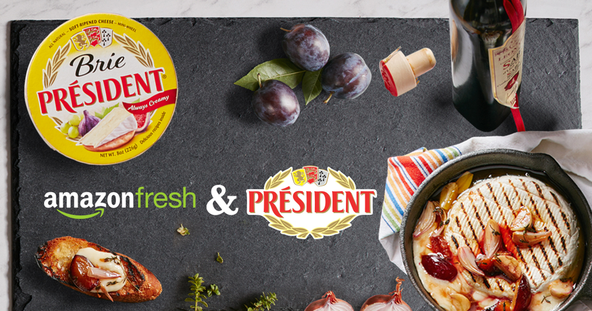 Solve Client Président Cheese Partners With AmazonFresh
